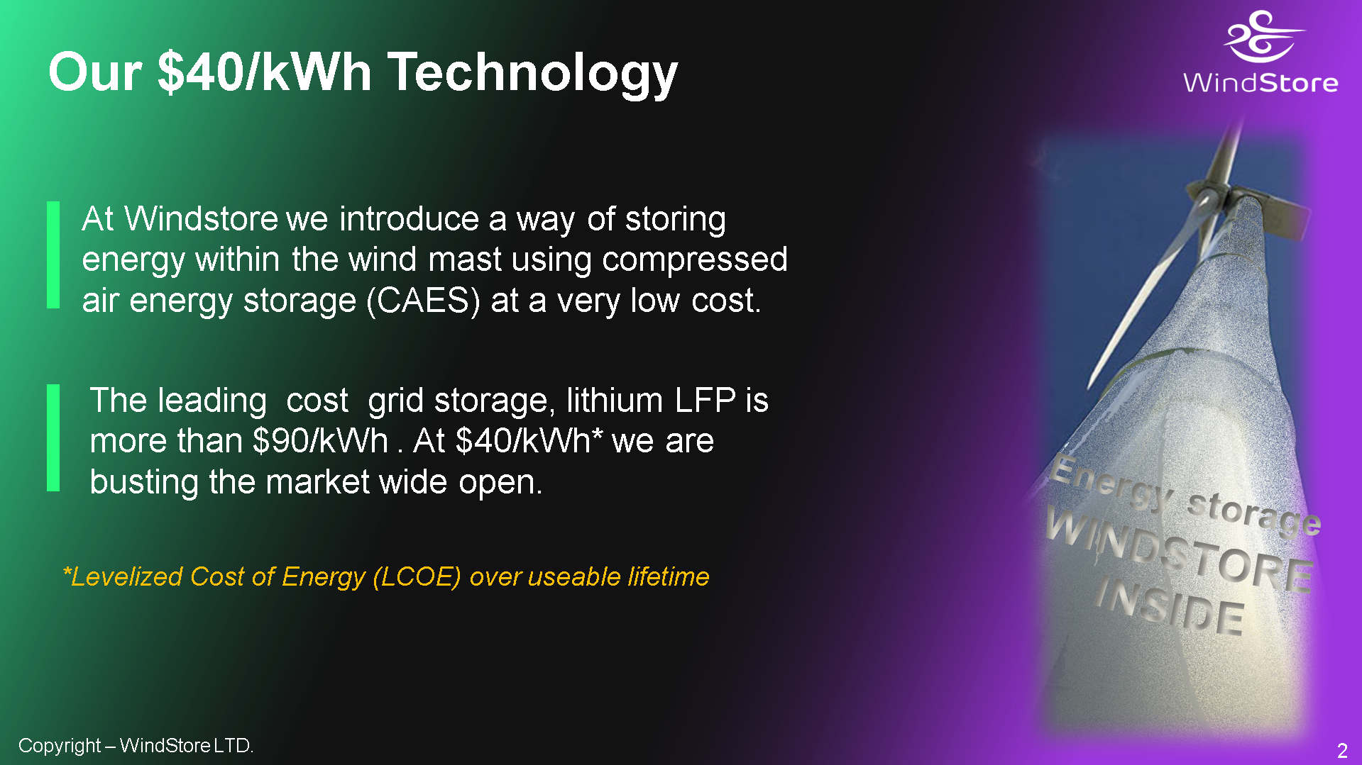 WindStore Energy